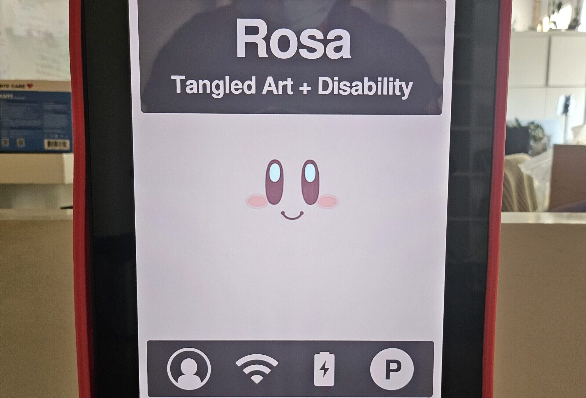 Visit Us Online Via Robot Rosa